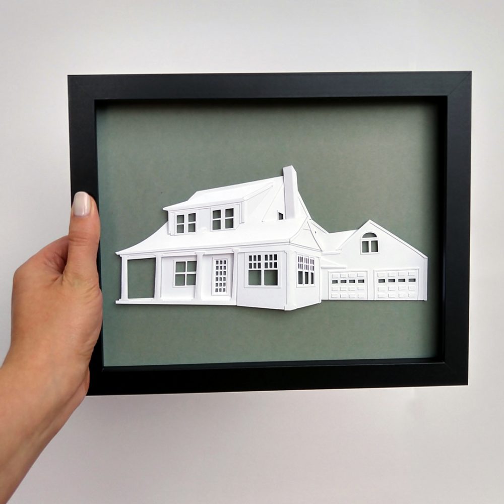 Paper House Portraits: A Story of Beginning - yeiou paper objects