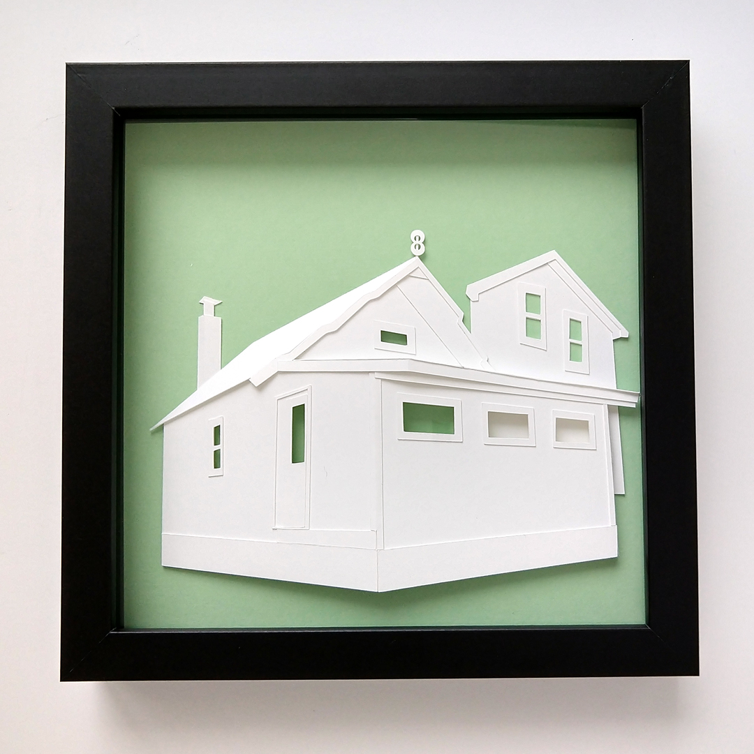 Paper House Portraits: A Story of Beginning - yeiou paper objects