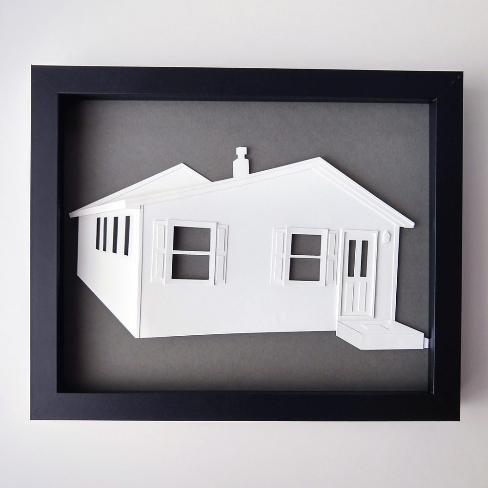 Paper House Portraits: A Story of Beginning - yeiou paper objects