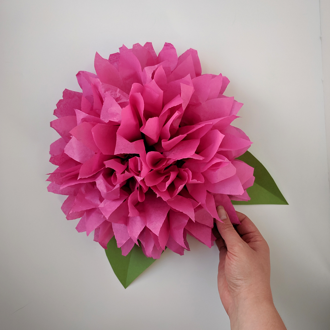 Tissue Paper Flowers Video Tutorial - yeiou paper objects
